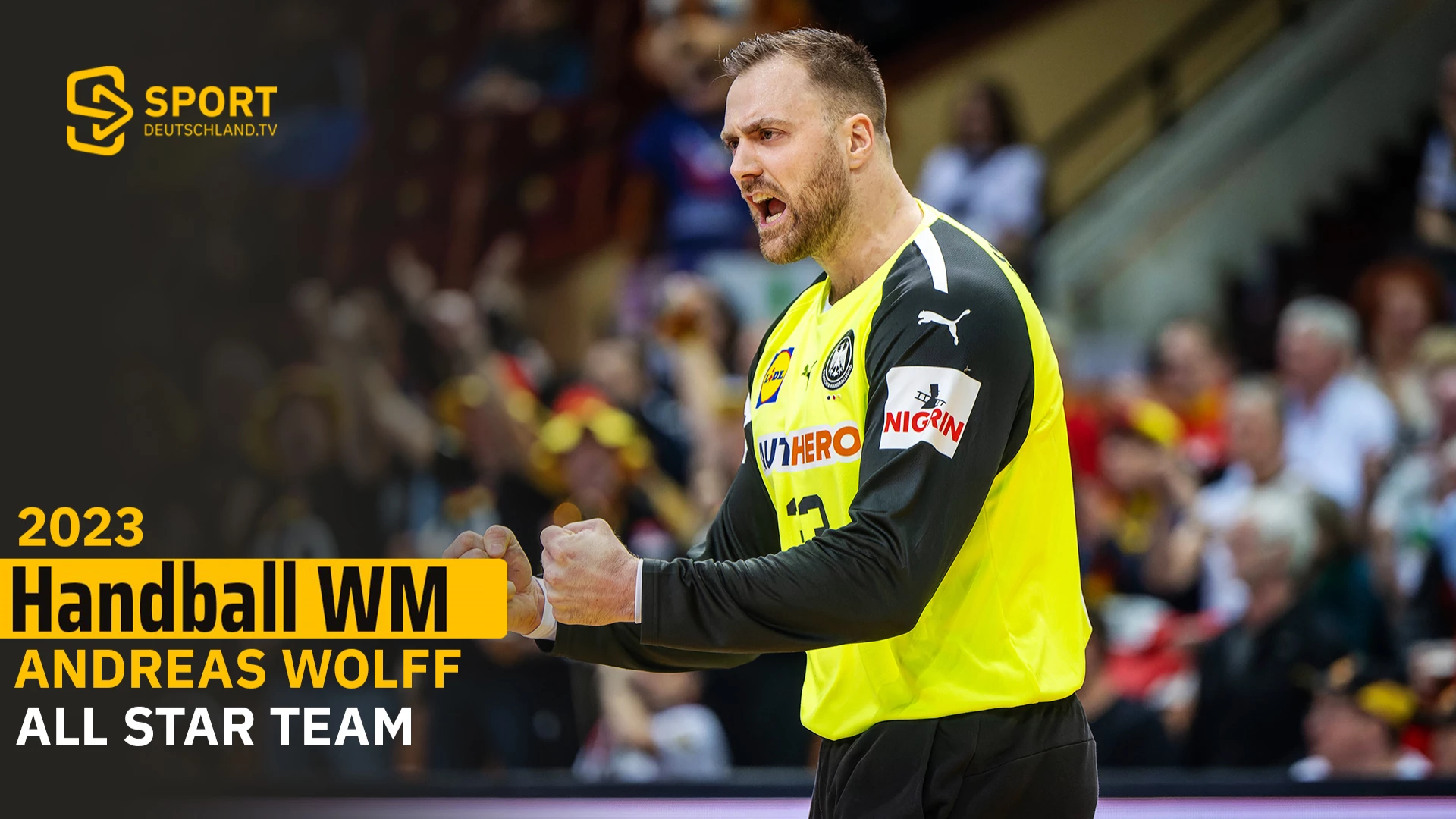 Der Garant im deutschen Tor: Andi Wolff, Torhüter des All Star Teams ...
